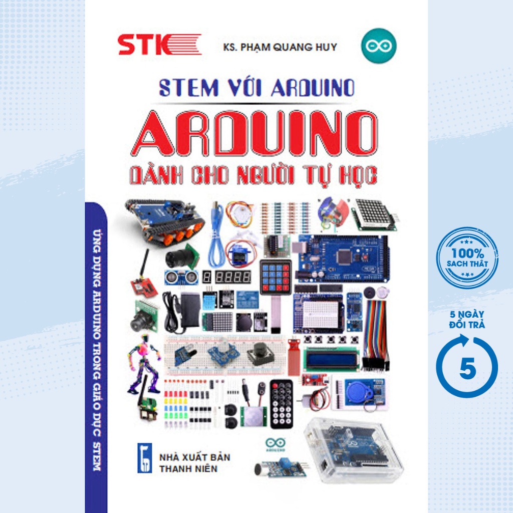 Sách - STEM Với Arduino - Arduino Dành Cho Người Tự Học - STK | Shopee Việt Nam