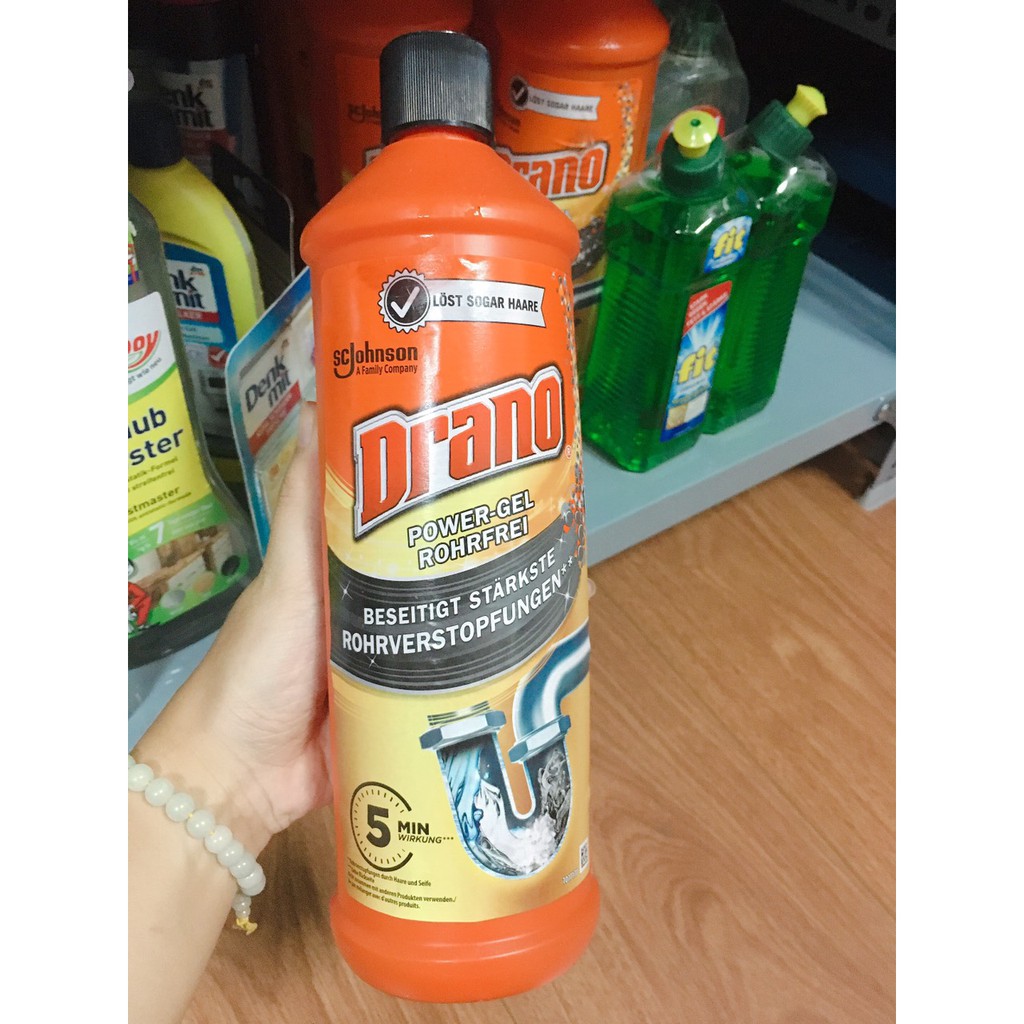 Thông ống cống ,ĐƯỜNG ỐNG, THOÁT NƯỚC DRANO POWER GEL | Shopee Việt Nam