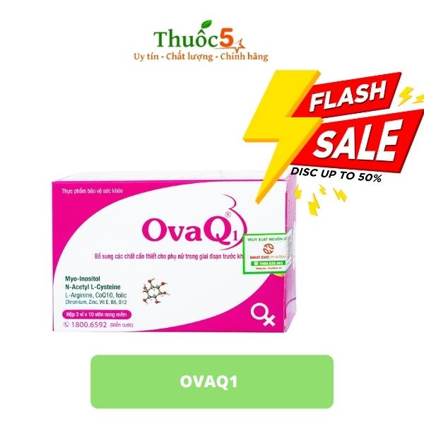 [CHÍNH HÃNG] Viên dưỡng trứng OVAQ1 bổ trứng giúp mang thai tự nhiên ...