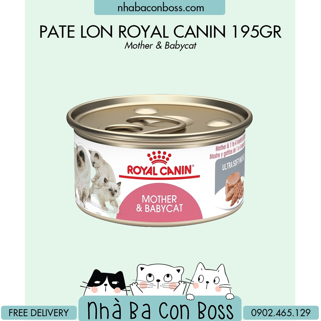 Pate cho mèo mẹ & mèo con Royal Canin Mother & Baby 195gr | Shopee Việt Nam