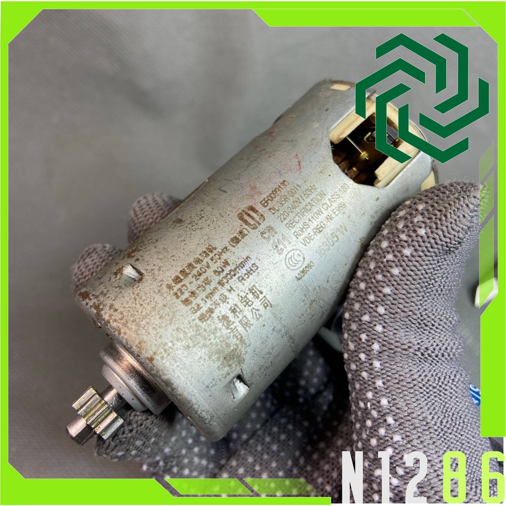MOTOR 220 VDC chổi than TRỤC ngắn 110W 9000 RPM . Lực tua khỏe, có thể ...