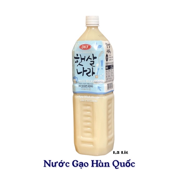 Nước gạo Hàn Quốc OKF chai 1,5L | Shopee Việt Nam