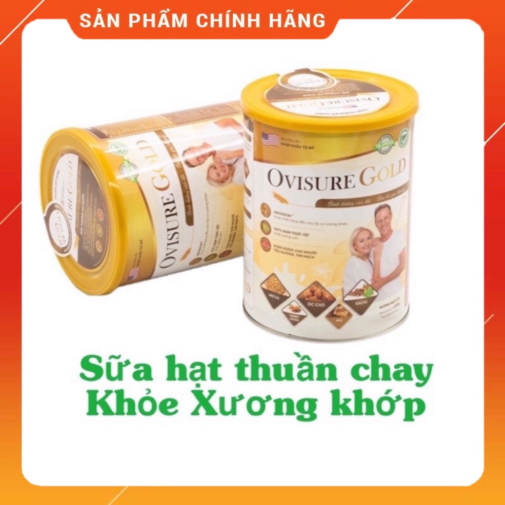 [Chính hãng] [Combo 2lon] Sữa OVISURE Gold bảo vệ xương khớp chắc khỏe ...