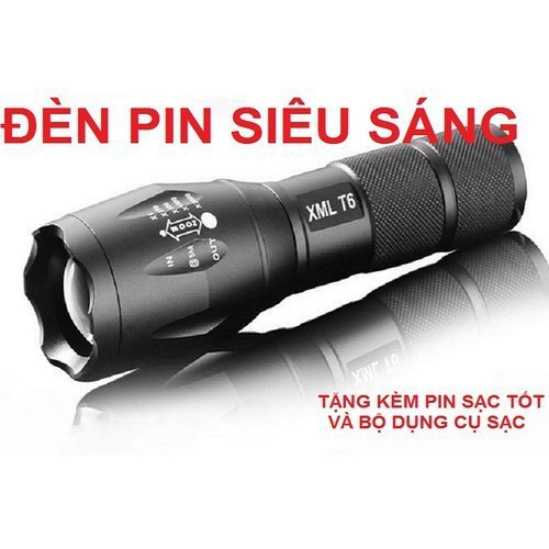 Đèn pin siêu sáng XML-T6 - A100(LOẠI TỐT) | Shopee Việt Nam