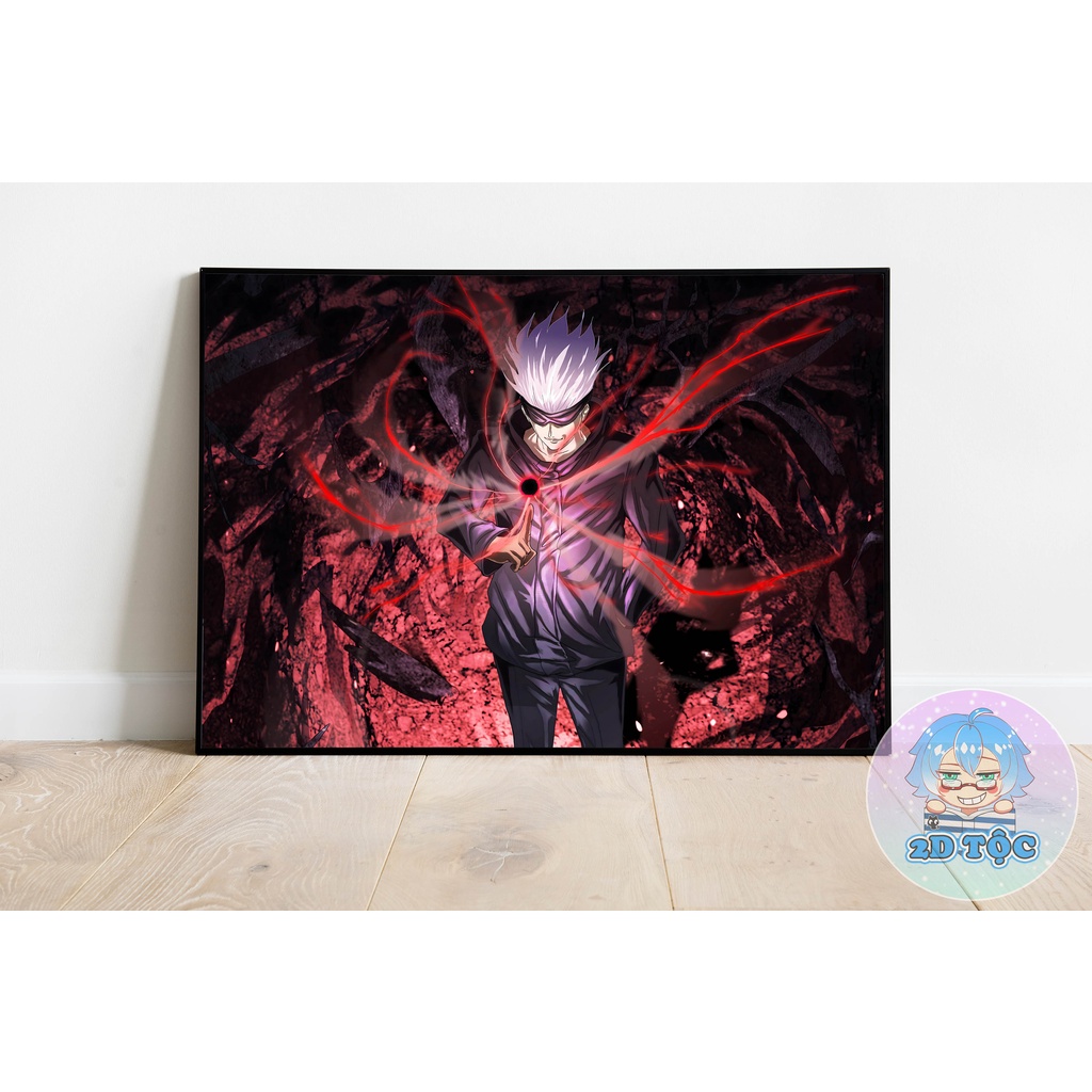 TRANH POSTER A3 GOJO SATORU (3) ANIME MANGA JUJUTSU KAISEN CHÚ THUẬT ...