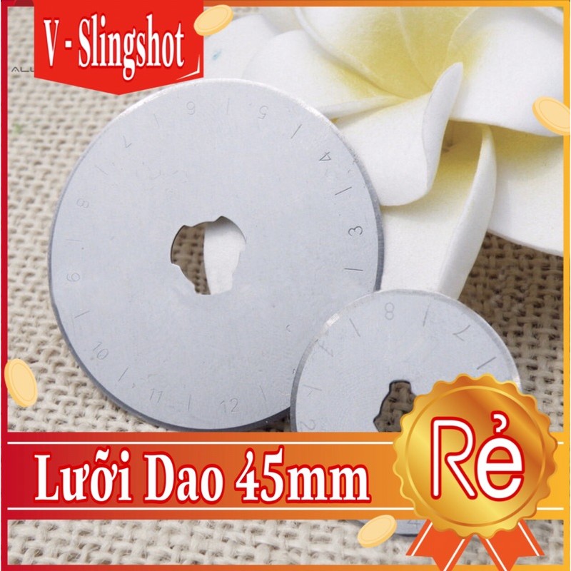 [Giá Rẻ] Lưỡi Dao Tròn 45mm ( Cắt Thun , Vải , Giấy ) Rotary Cutter | Shopee Việt Nam