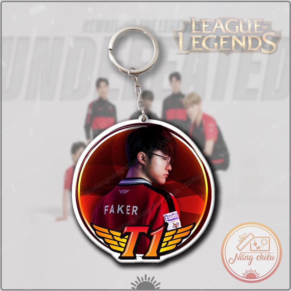 Móc khóa chibi Faker Dày In Sắc Nét 2 Mặt, Huyền Thoại T1 | Shopee Việt Nam