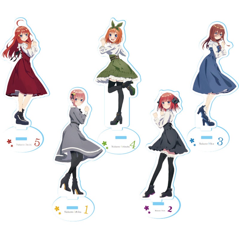 Mô Hình Đồ Chơi Nhân Vật Nakano Ichika Nino Miku Yotsuba Itsuki