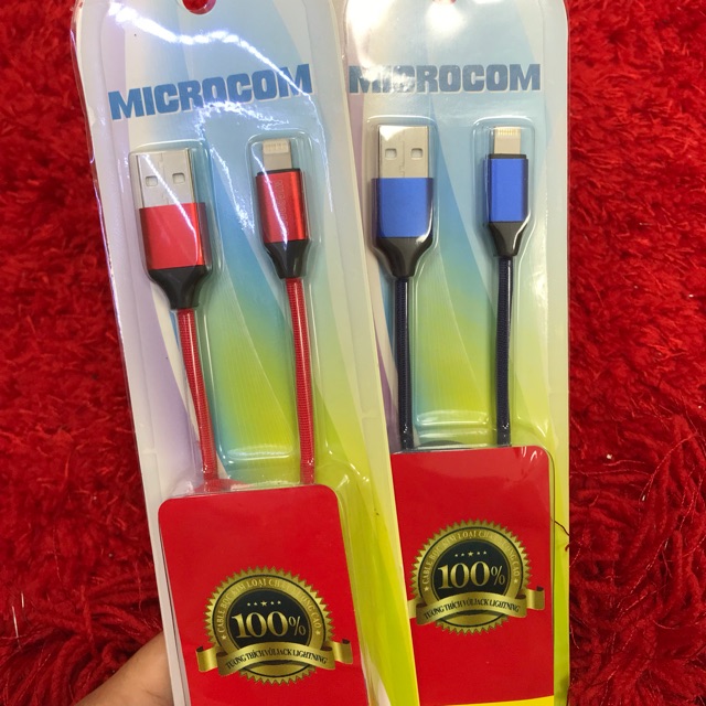 Cáp sạc Microcom chính hãng bảo hành 1 năm | Shopee Việt Nam