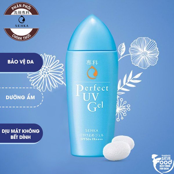 Gel Sữa Chống Nắng Senka Perfect UV Gel SPF 50+, PA++++ 80g | Shopee ...