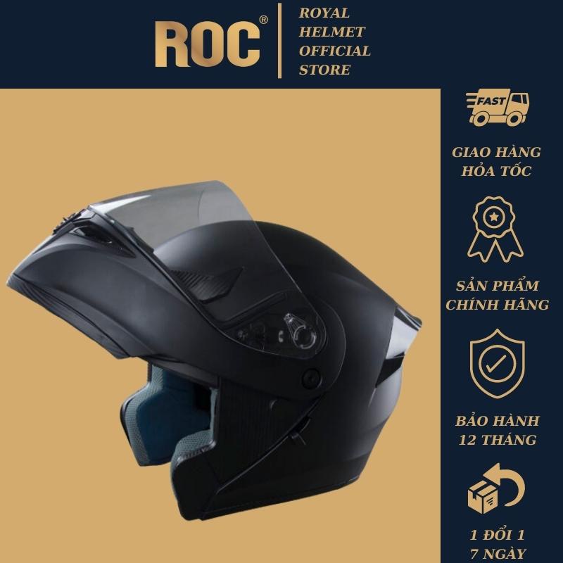 Mũ bảo hiểm fullface ROC R04 lật cằm chính hãng | Shopee Việt Nam
