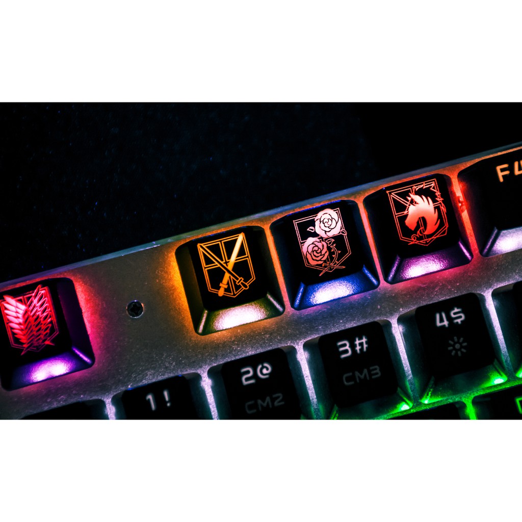 Keycap xuyên LED Attack on Titan (Nhựa ABS) | Shopee Việt Nam