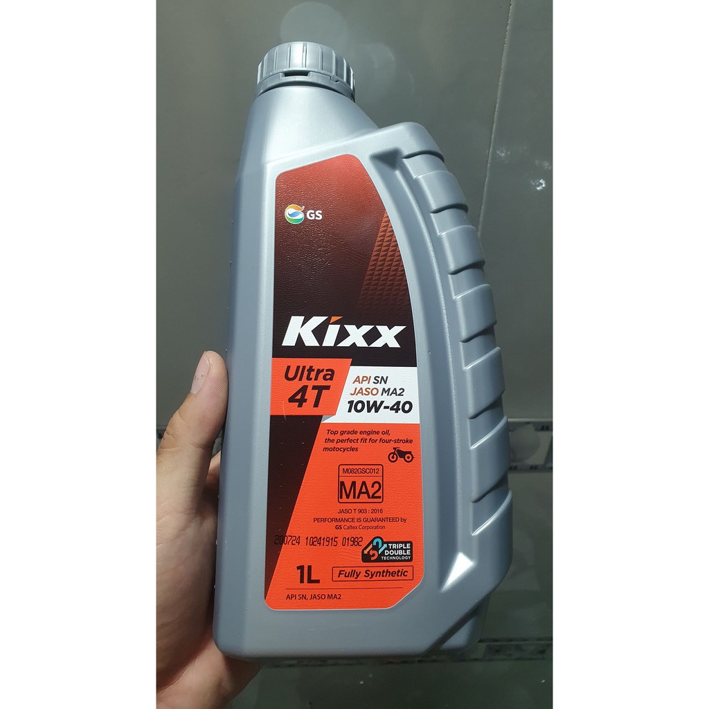Nhớt full Tổng hợp KIXX Ultra 4T SN 10W-40 1lít | Shopee Việt Nam