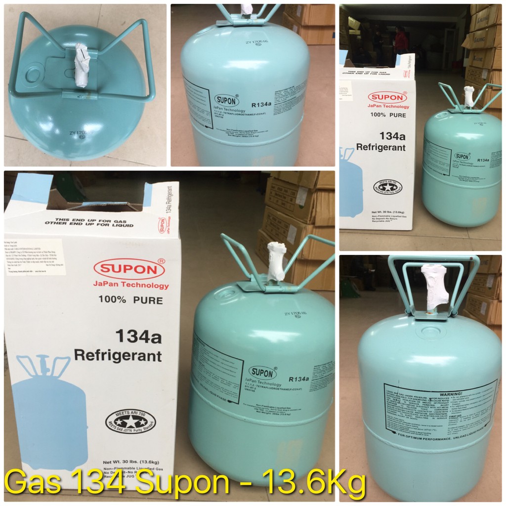 Gas lạnh - Môi chất lạnh ga R134 SuPon 13,6kg - TaiSei 13,6kg NaRon 13 ...