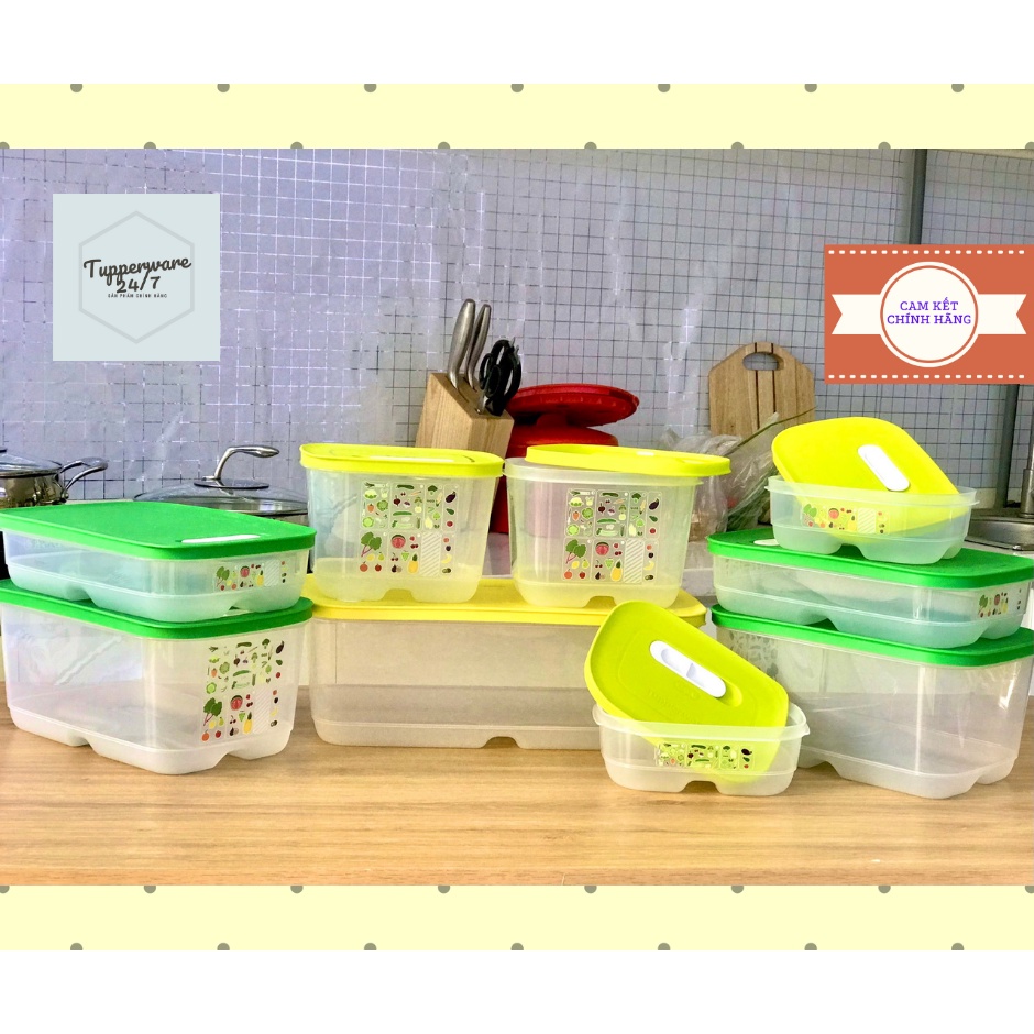 Bộ Hộp Chuyên Trữ Rau Củ Quả Ventsmart 9 Chính Hãng Của Tupperware ...