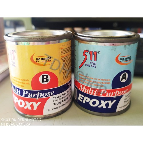 Keo Epoxy 511 700g gồm 2 lọ A, B - Keo 2 thành phần | Shopee Việt Nam