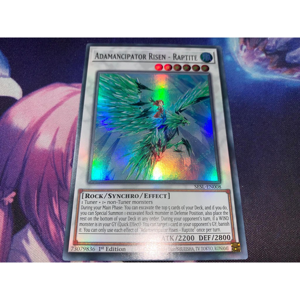 Thẻ Bài Yugioh Adamancipator Risen - Raptite Chính Hãng | Shopee Việt Nam