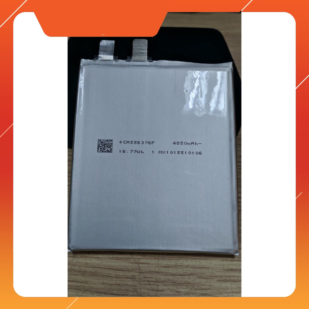 Pin sạc Lithium Polymer 4850 mAh chuẩn dung lượng kích thước 556376 mới ...