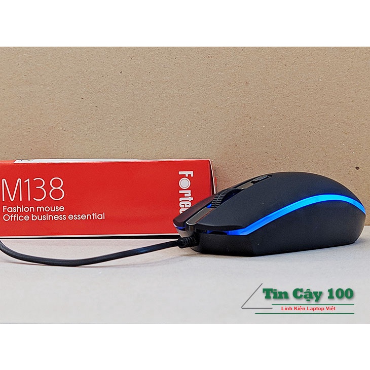 Chuột quang Fortech M138 có led USB | Shopee Việt Nam