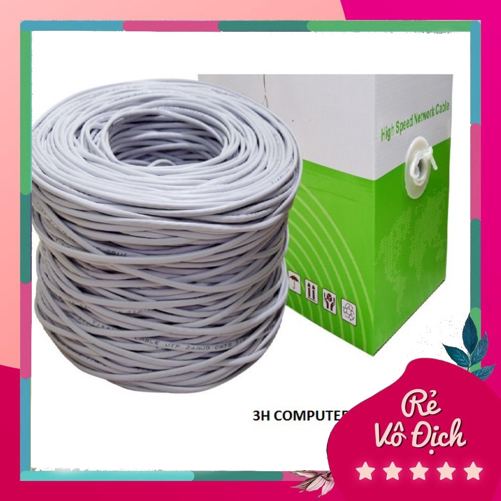 DÂY MANG LAN ,CÁP MẠNG 1 THÙNG 305 MÉT CAT5( 1 THÙNG 305 MÉT ) | Shopee Việt Nam