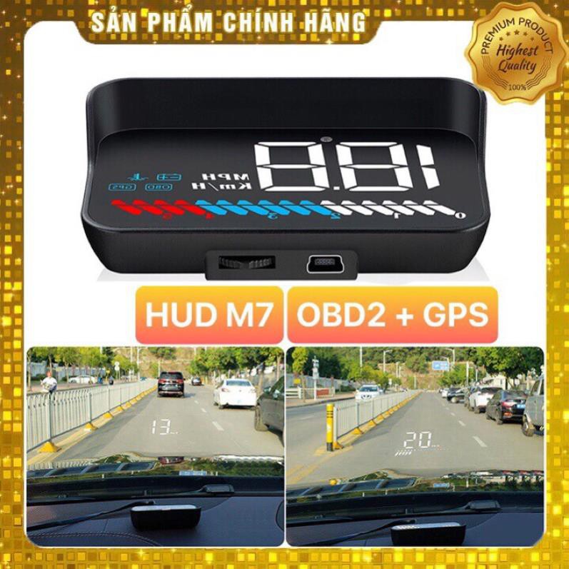 HUD M7 dùng được MỌI DÒNG XE hiển thị tốc độ kính lái siêu phẩm thách thức các loại xe cổng OBD2 ...