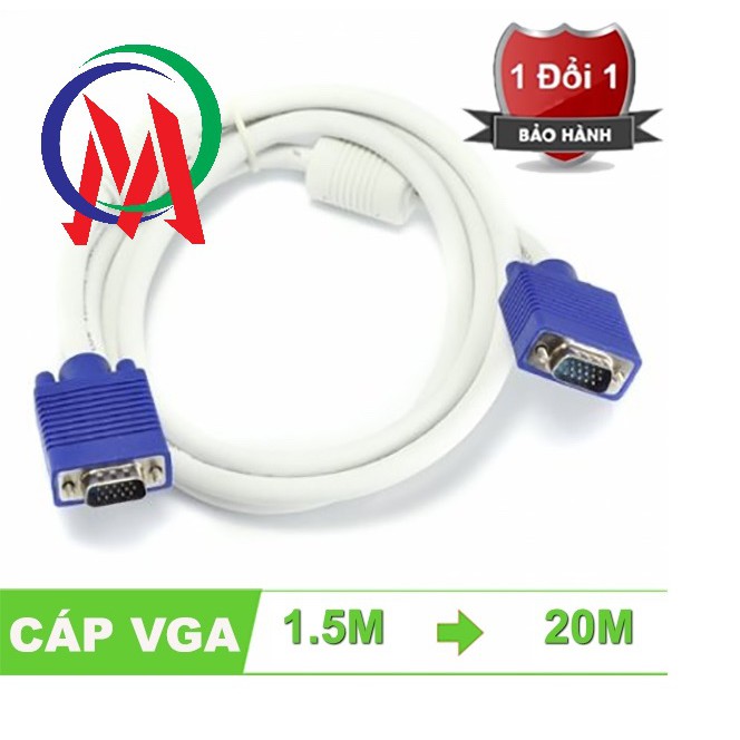 Dây Vga Trắng 3M | Shopee Việt Nam