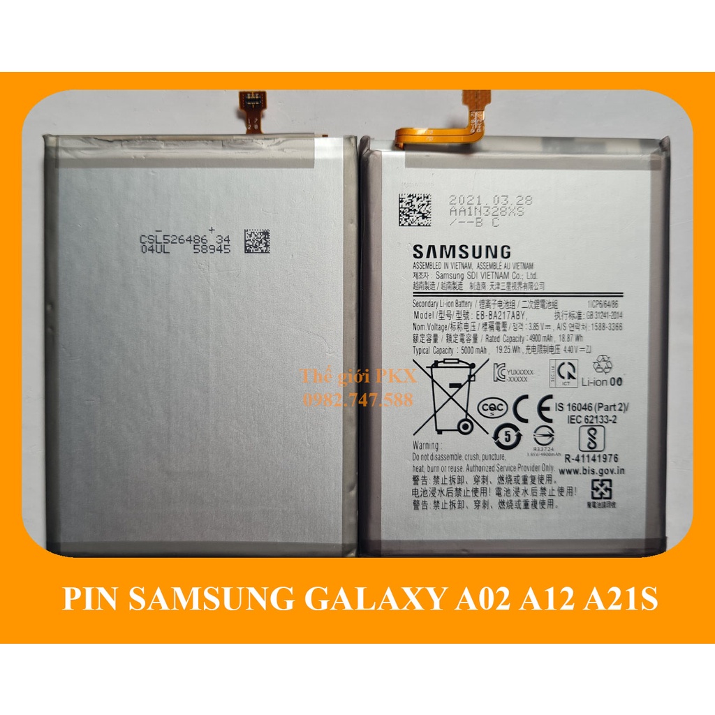 Pin Galaxy A21S | Galaxy A12 | Galaxy A02 EB-BA217ABY Dung Lượng ...