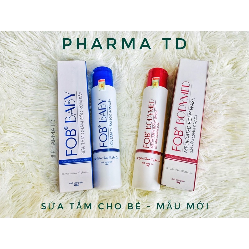 [Mẫu mới] Sữa tắm FOB baby - FOB bodymed | Sữa tắm dịu nhẹ cho bé | Tem ...
