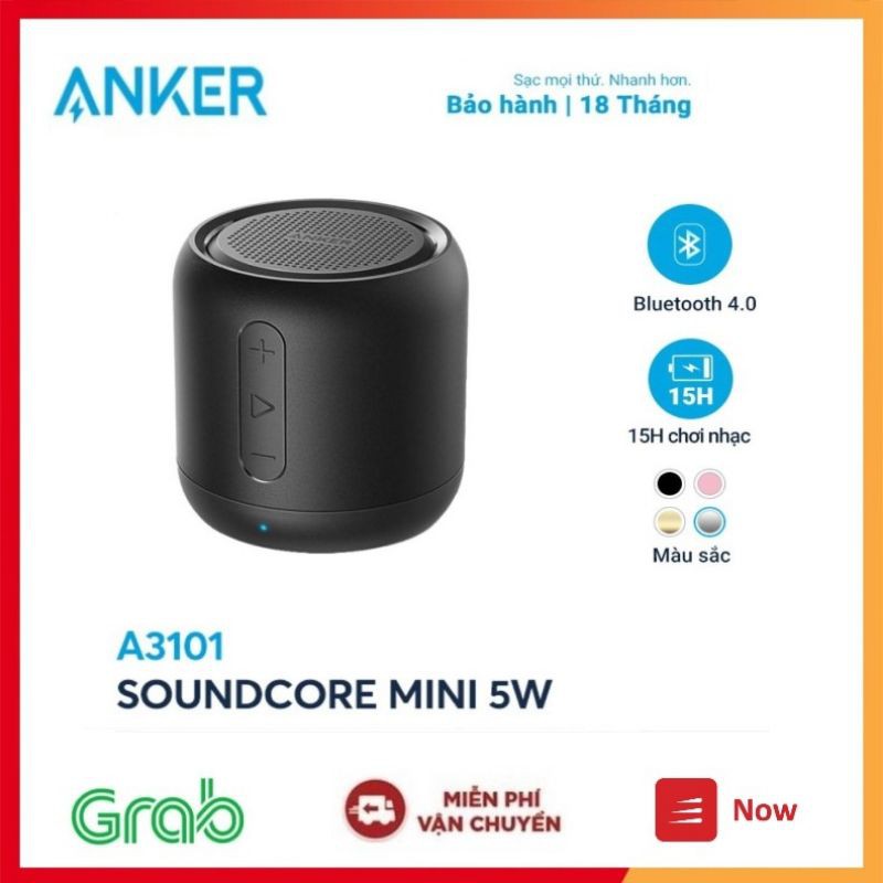 Loa bluetooth ANKER SoundCore Mini Stereo - A3101 | Shopee Việt Nam