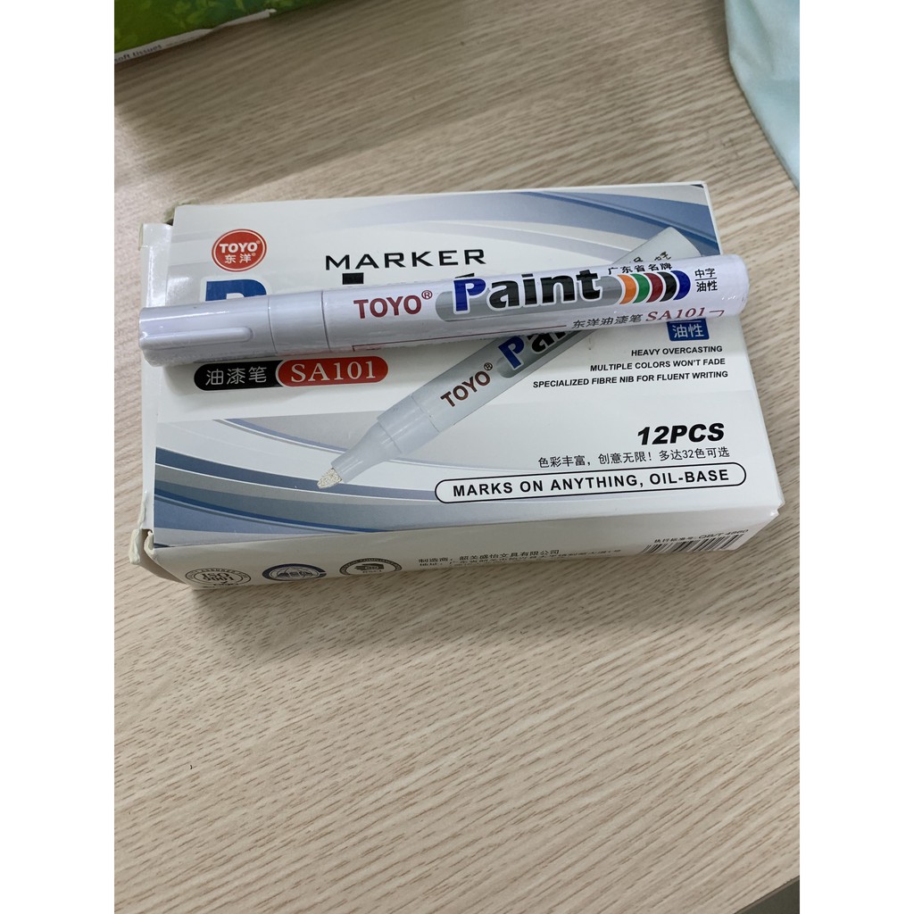 BÚT SƠN TOYO PAINT MARKER SA101 (Sẵn màu trắng) | Shopee Việt Nam