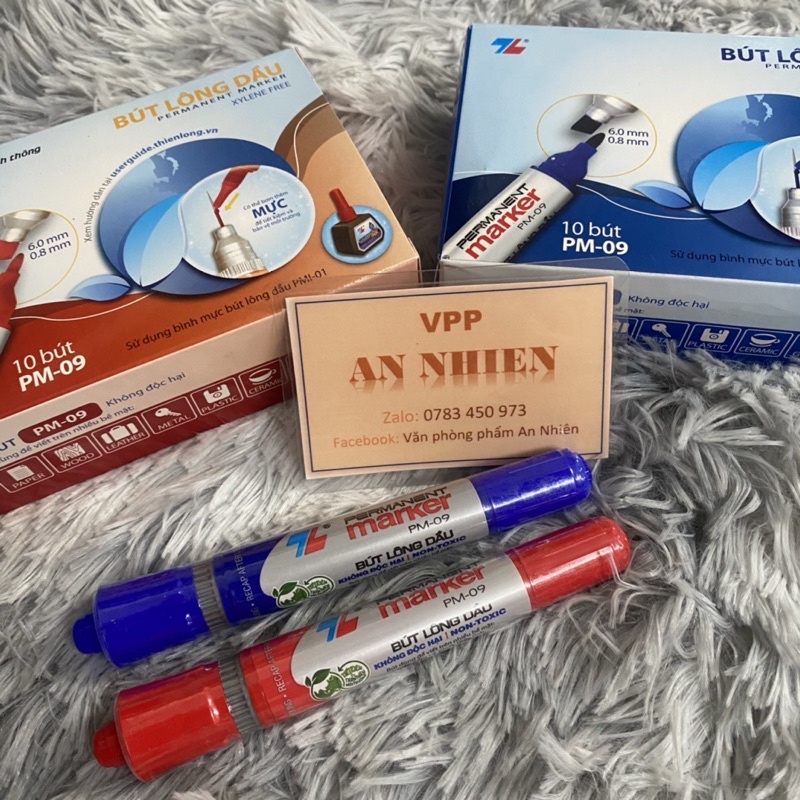 Bút lông dầu PM09- hộp 10 cây | Shopee Việt Nam