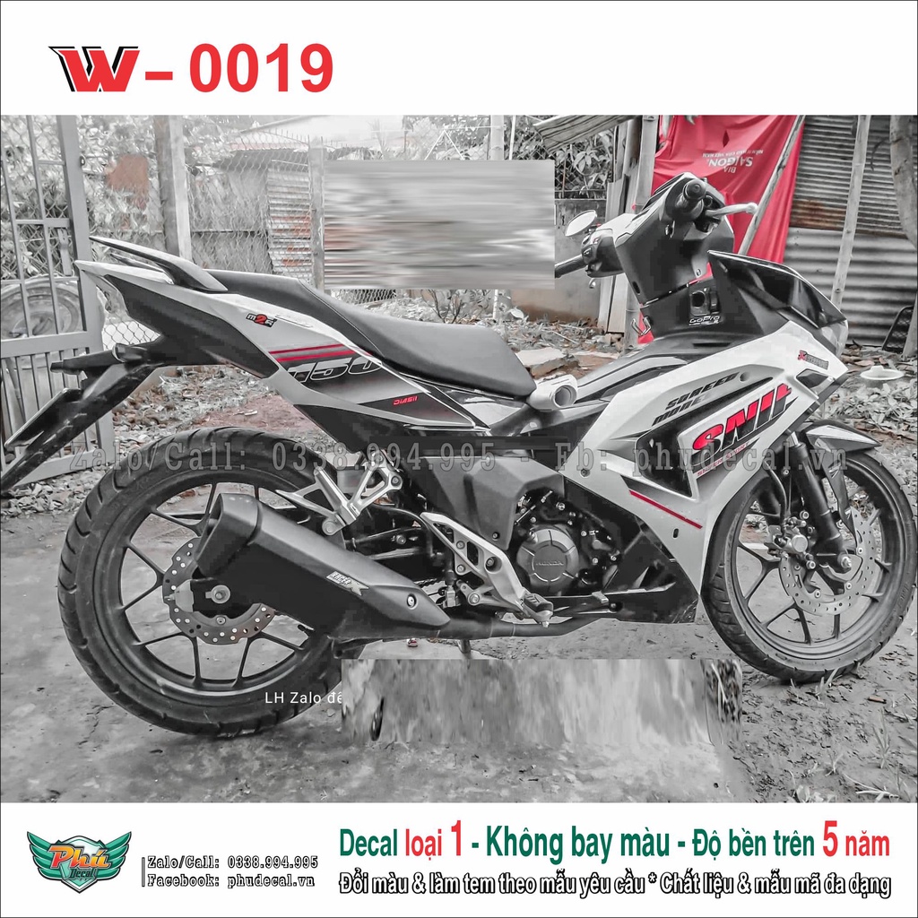 Tem rời Winner X Trắng Sniper 2022 (12) | Shopee Việt Nam