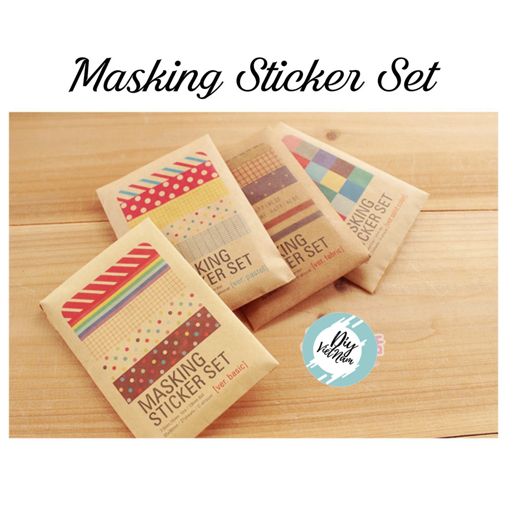 MASKING STICKER SET | Shopee Việt Nam