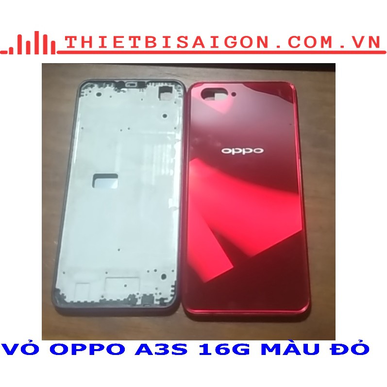 VỎ SƯỜN OPPO A3S MÀU ĐỎ CHỌT SIM DƯỚI 32GB | Shopee Việt Nam