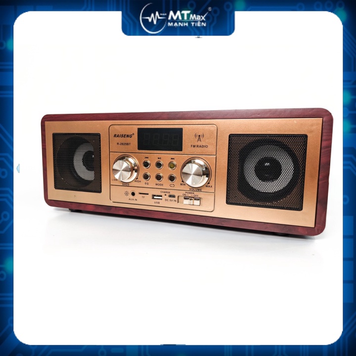 MT MAX Loa bluetooth phong cách cổ điển Raiseng R-2025BT âm thanh sắc ...