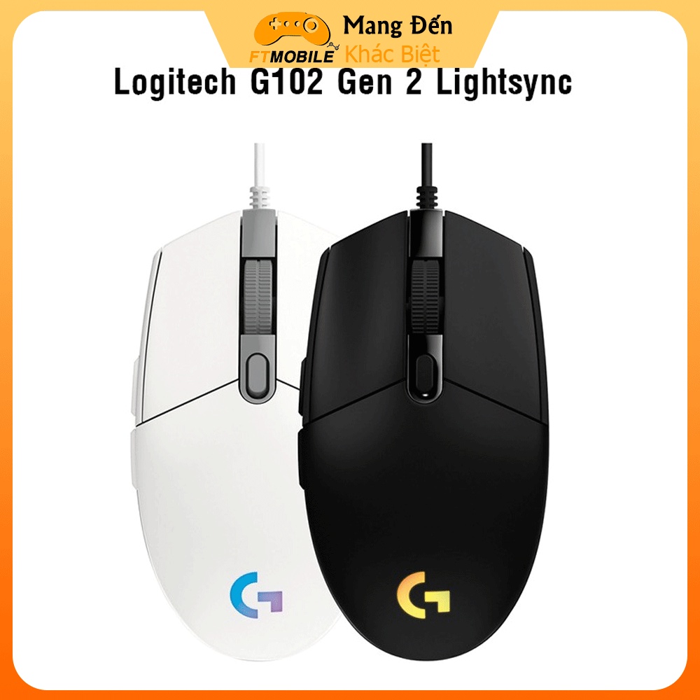 Chuột Logitech G102 Gen 2 Lightsync Lightsync Gaming MOUSE | Shopee Việt Nam