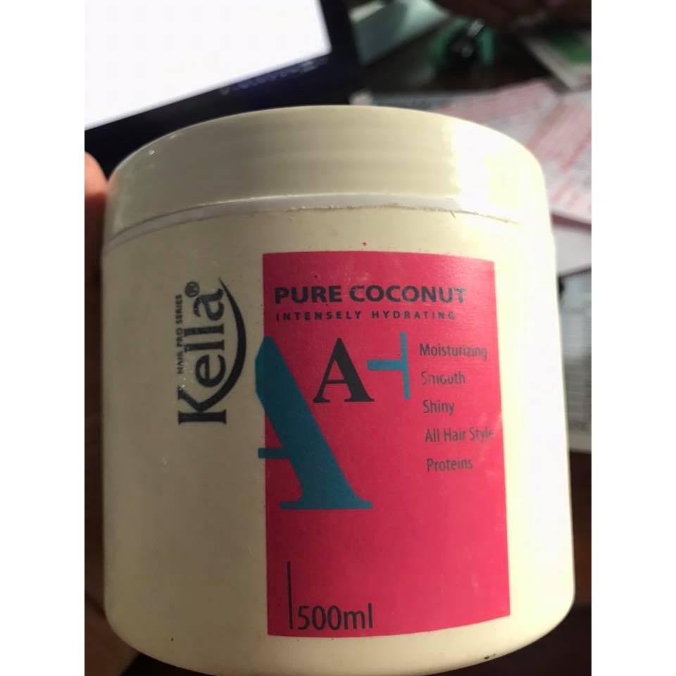 Hấp Dầu Dừa Kella A+ Hồng Pure Coconut 500ml_ Chính Hãng Siêu thơm mềm ...