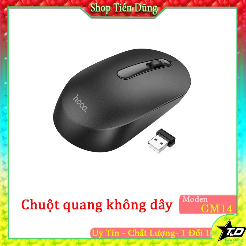 Chuột Không Dây Hoco Gm14 Dùng Cho Máy Tính Laptop, Đầu Android, Tivi ...