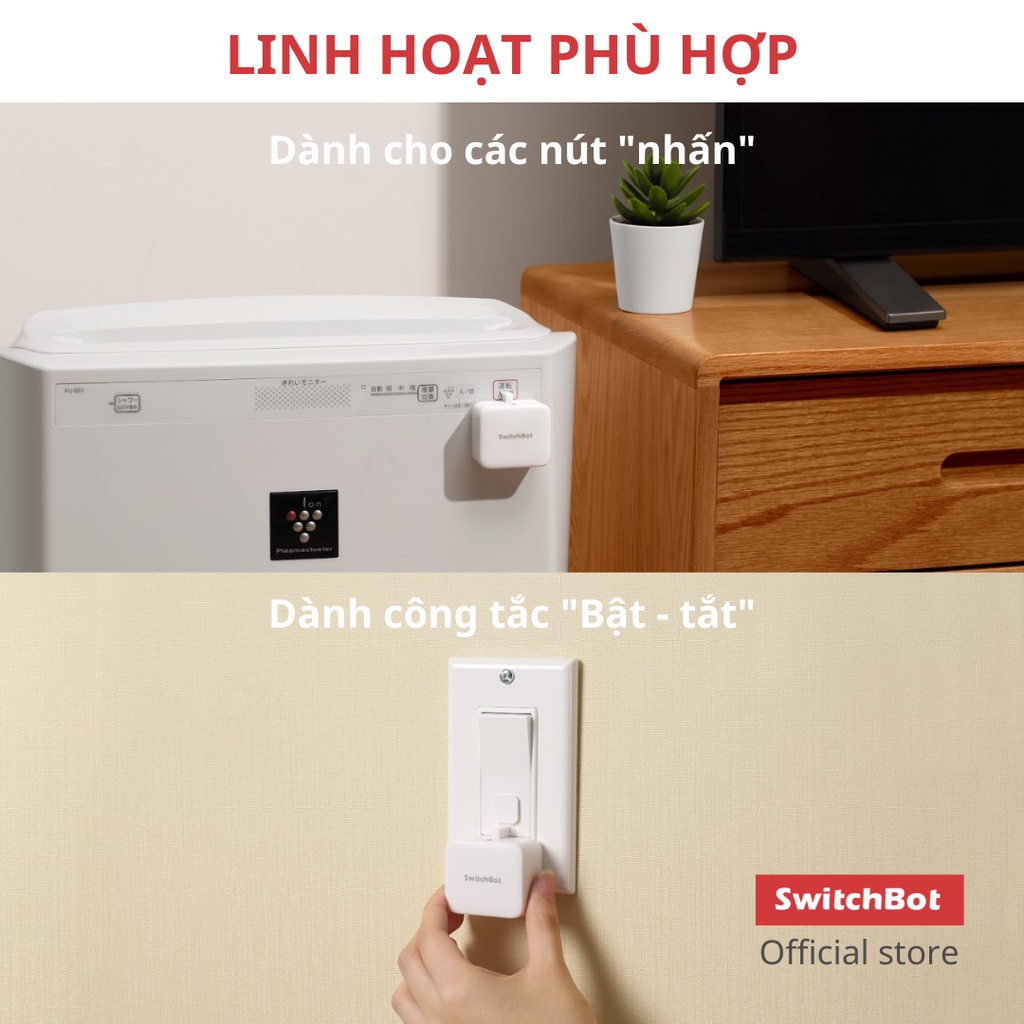 [THƯƠNG HIỆU MỸ] SwitchBot Bot - Công tắc thông minh SwitchBot- BẢO HÀNH 1 NĂM | Shopee Việt Nam
