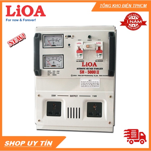 [BH 2 Năm] Ổn áp LiOA 5KVA SH-5000 II Loại 1 Pha (Mới 2020)-Hàng Chính Hãng | Shopee Việt Nam