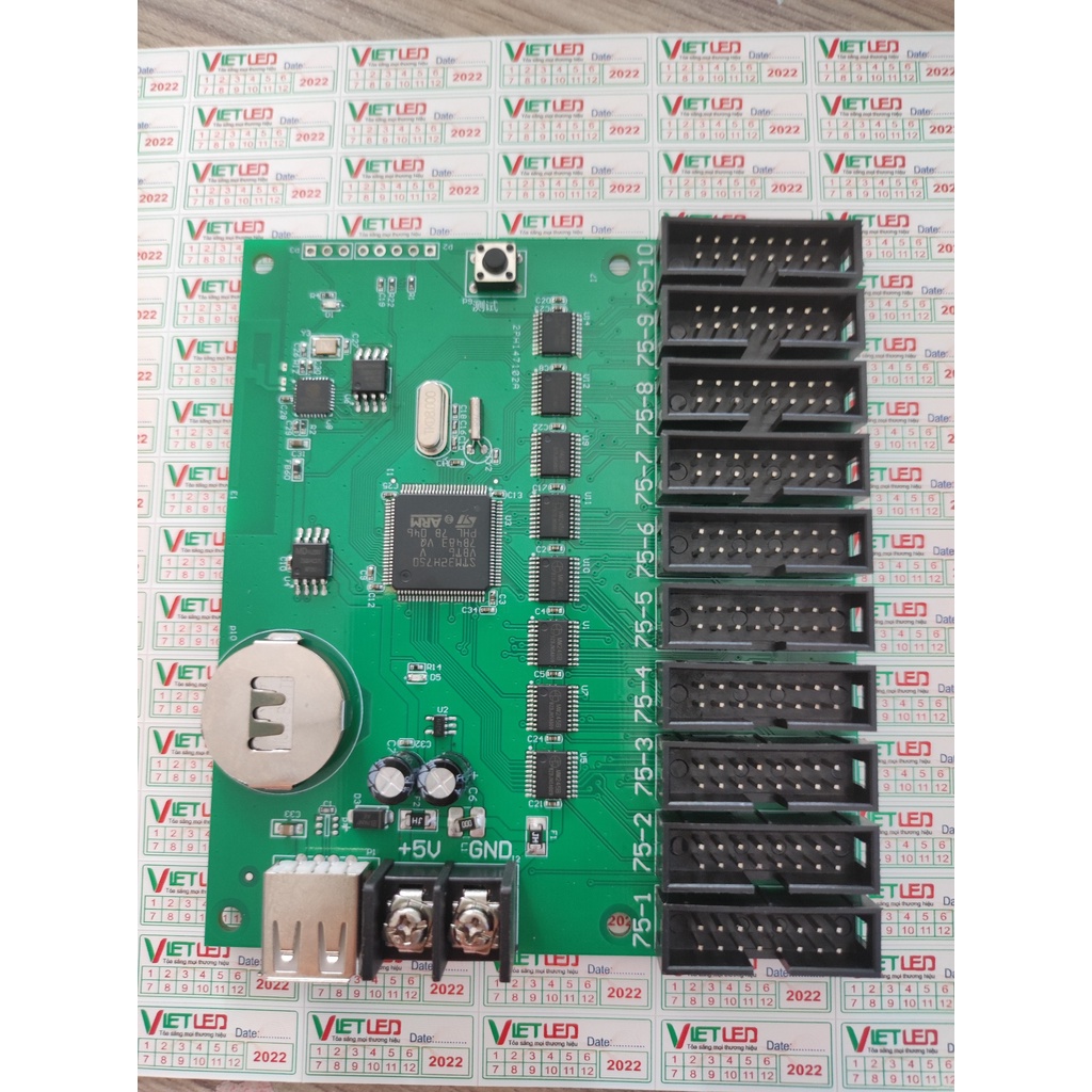 Mạch Điều Khiển LED Module Ma Trận P10 FULL MÀU RHX8 - Q10 Wifi ...