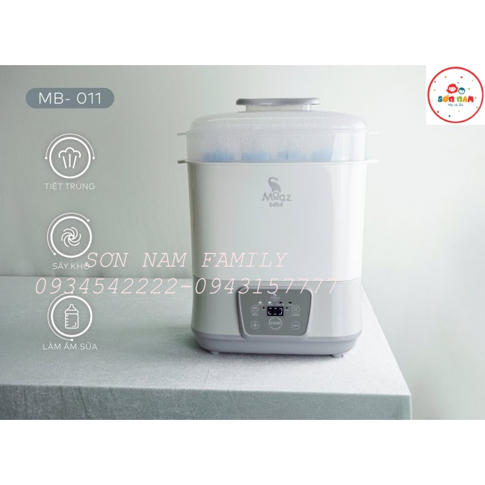 Máy Tiệt Trùng Sấy Khô Bình Sữa MOAZBEBE MB011 - HÀNG CHÍNH HÃNG | Shopee Việt Nam