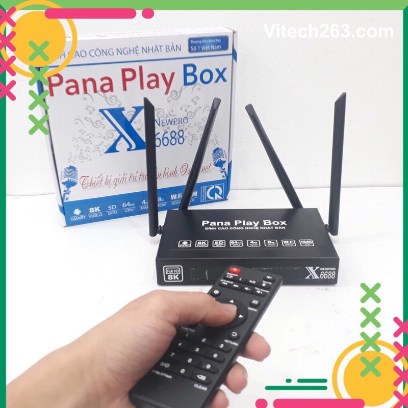 ĐẦU BOX pana x6688 bộ nhớ 2gb hàng chuẩn loại 1 bh 12 tháng | Shopee ...