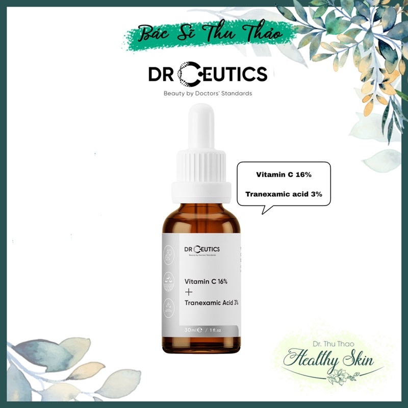 [30mL] Serum hỗ trợ sáng da và ngăn ngừa lão hoá DrCeutics Vitamin C ...