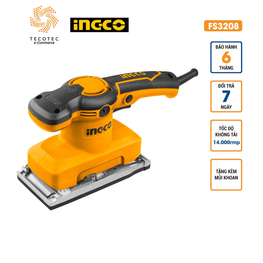 Máy chà nhám INGCO FS3208 [Chính hãng] [Bảo hành 6 tháng] [Có sẵn ...