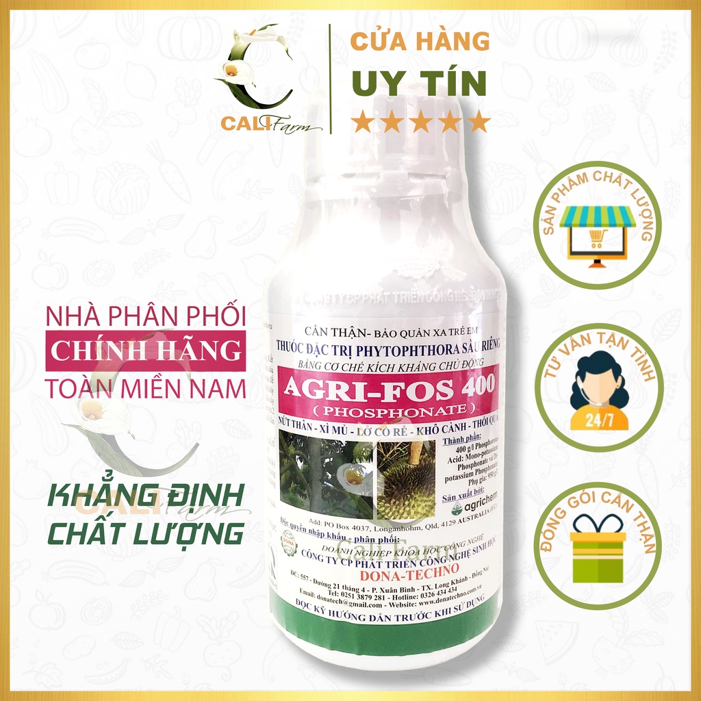 Thuốc trừ bệnh AGRIFOS 400 chai 500ml đặc trị nấm Phytophthora | Shopee ...