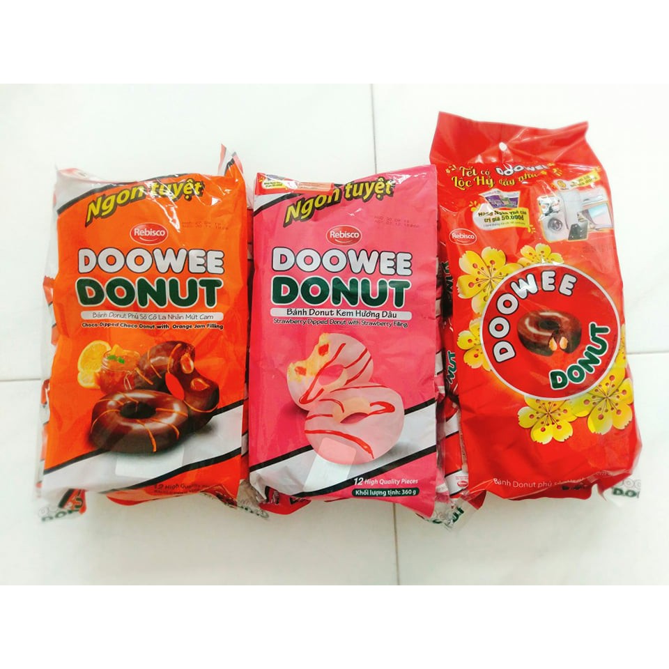BÁNH DONUT DOOWEE GÓI 12 CÁI | Shopee Việt Nam