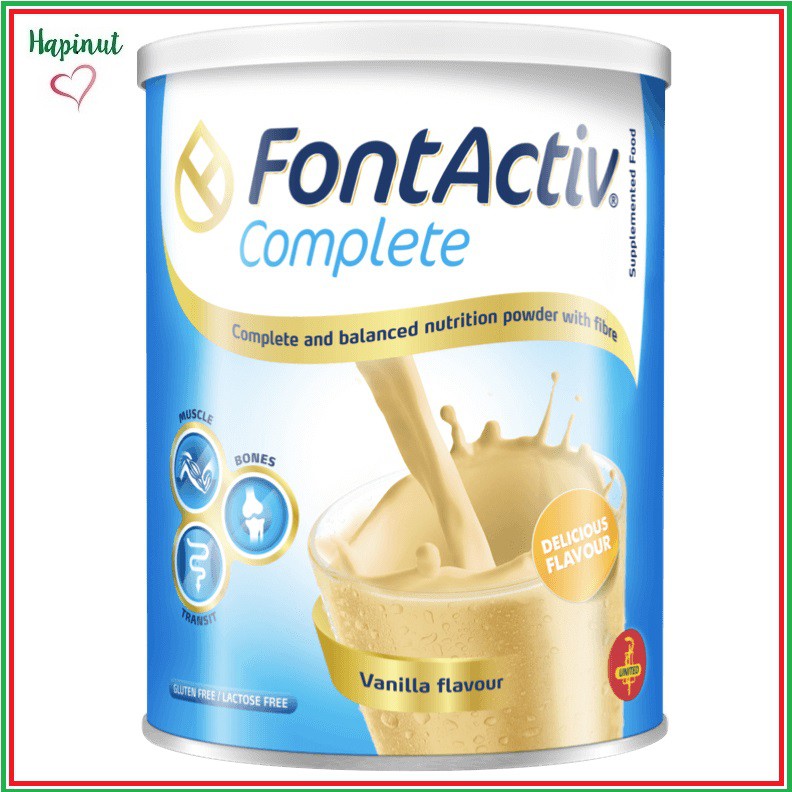 SỮA FONTACTIV COMPLETE 400G DÀNH CHO NGƯỜI PHỤC HỒI SỨC KHỎE | Shopee ...