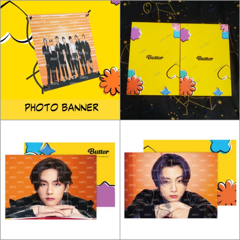 (Có Sẵn - Chính Hãng) BTS Photo Banner BUTTER TAEHYUNG JUNGKOOK ...