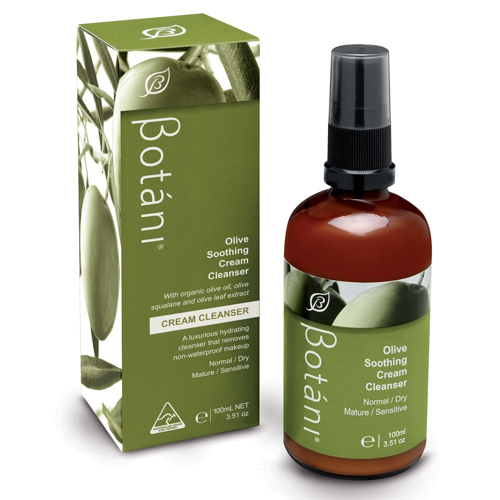 BOTANI KEM RỬA MẶT CHO DA KHÔ, NHẠY CẢM OLIVE SOOTHING CREAM CLEANSER ...